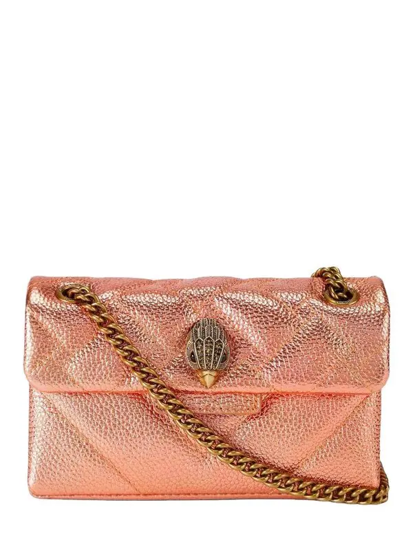 Kurt Geiger Kensington Shoulder Bag With Eagle Motif - Orange