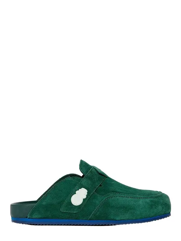 Casablanca Leather Outdoor Mule - Green