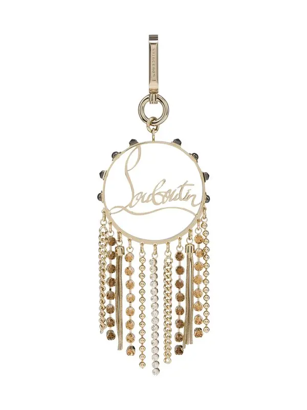 CHRISTIAN LOUBOUTIN Trapeze Keyring - Gold