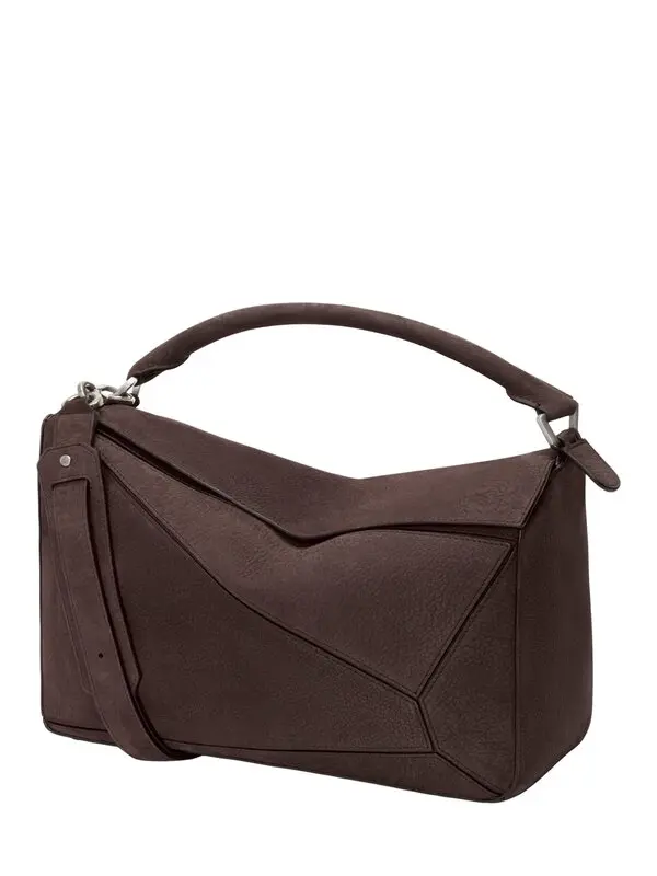 Loewe Large Puzzle Top-handle Bag - Brown