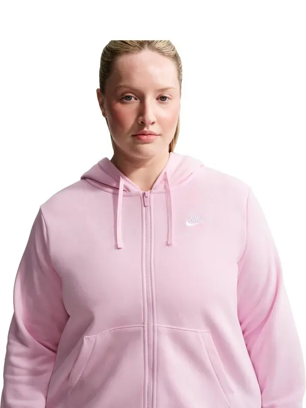 Nike Sportswear Club Fleece Full-zip Hoodie - Pink