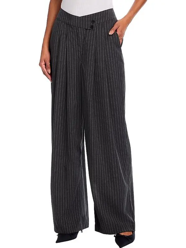 LUVEE Wide-leg Pants - Charcoal