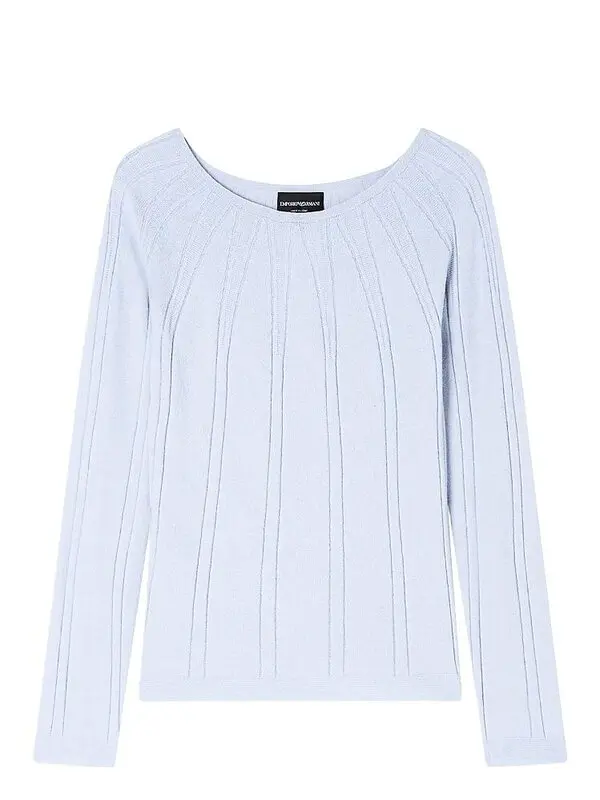 Emporio Armani Scoop Neck Sweater - Solid Medium