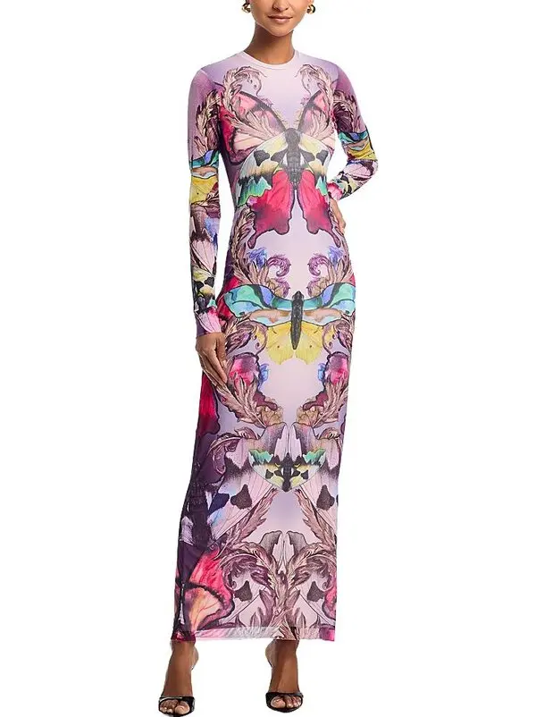 AFRM Didi Maxi Dress - Ornate Butterfly