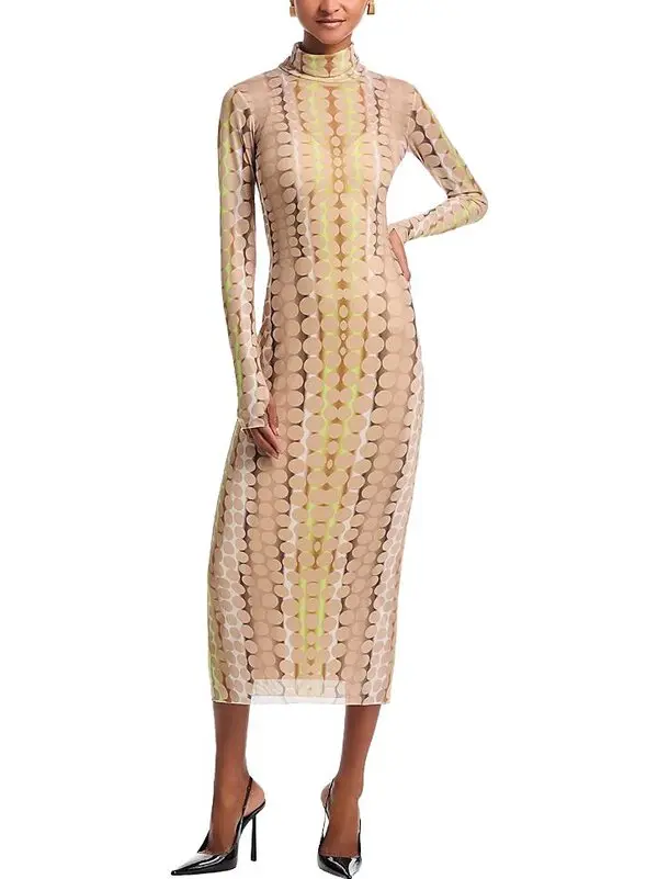 AFRM Shailene Dress - Tonal Dot