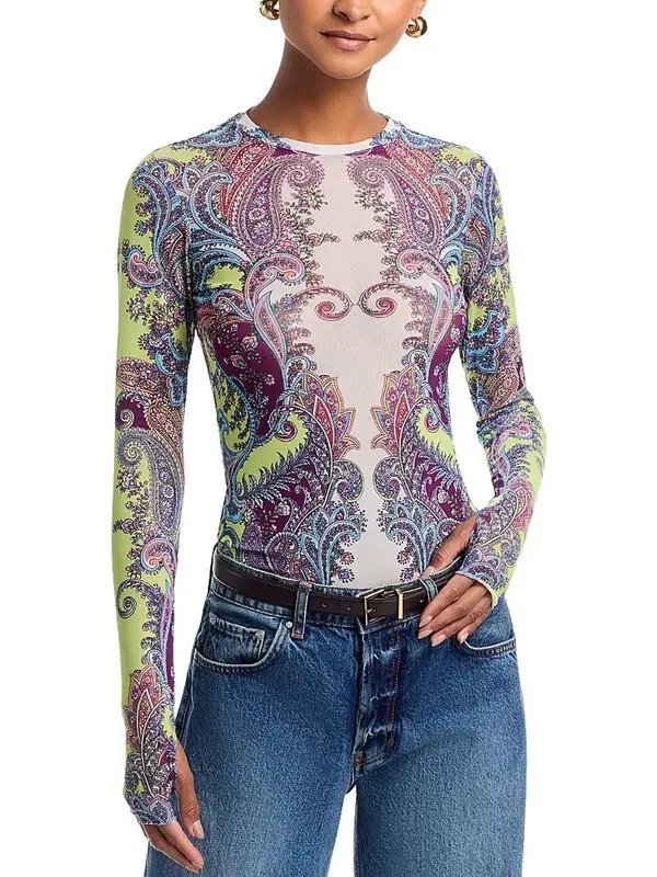 AFRM Kaylee Top - Citrus Paisley