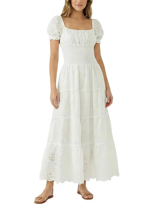 AMY JANE LONDON Olivia Maxi Dress - Pure White