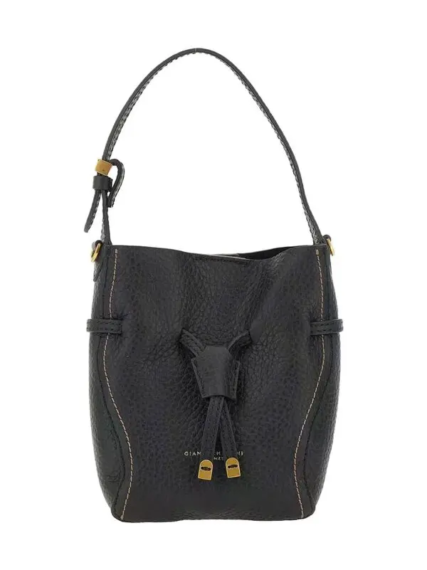 GIANNI CHIARINI Sienna Leather Tote Bag - Black