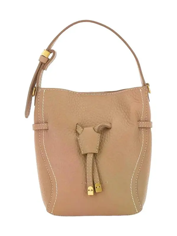 GIANNI CHIARINI Sienna Contrast Stitching Tote Bag - Neutrals