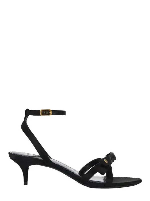 Balenciaga Bow-detail Sandals - Black