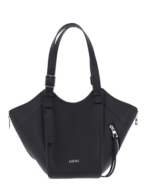 Loewe Hammock Flip Bag - Black