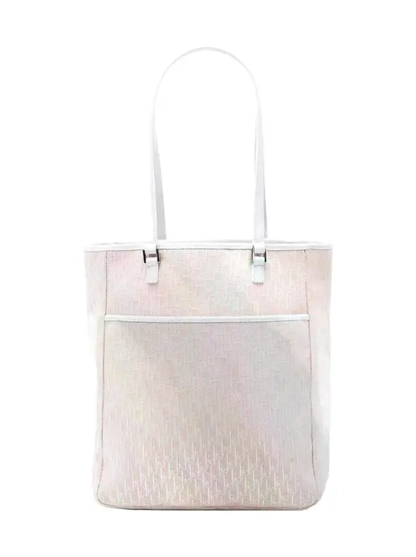 Dior 2004 Diorissimo Trotter Canvas Tote Bag - Pink