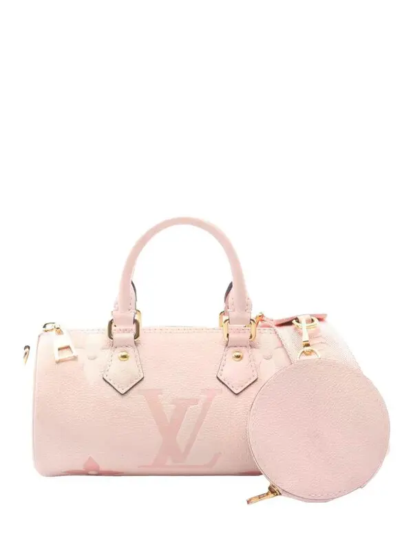 LOUIS VUITTON Monogram Empreinte Papillon Bb Satchel 2021-2026 - Pink