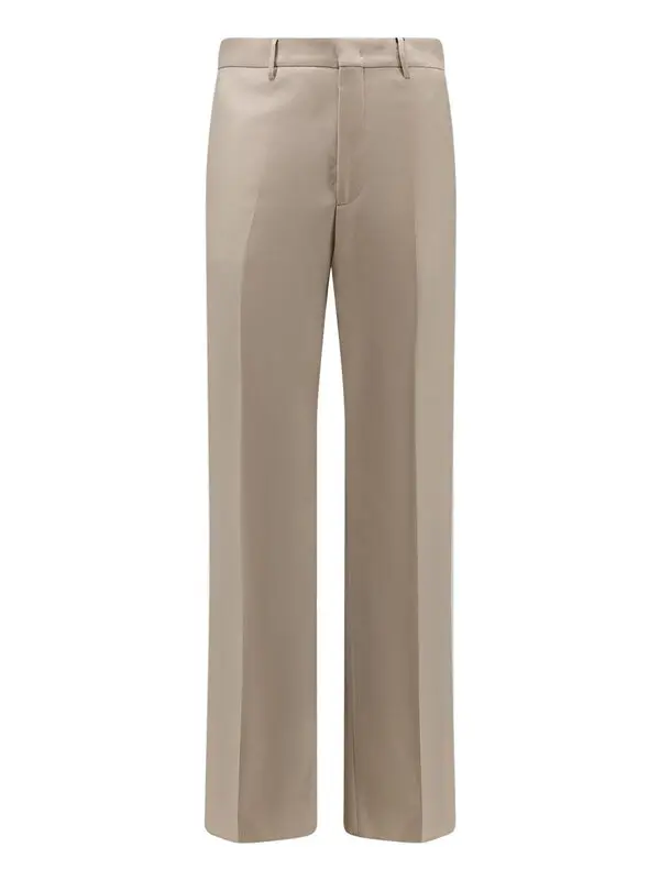 Tagliatore Virgin Wool Tailored Trousers - Beige