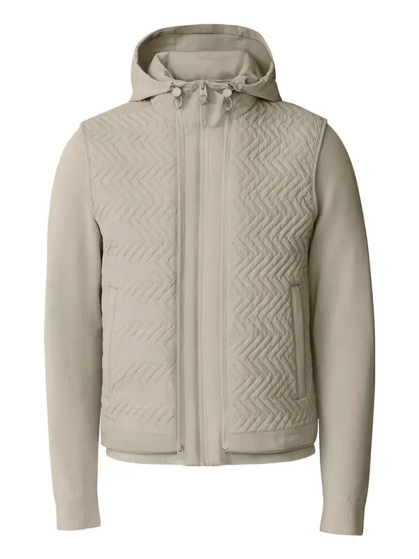 Mackage Barrett-z 3-in-1 Quilted Hybrid Light Jacket - Taupe
