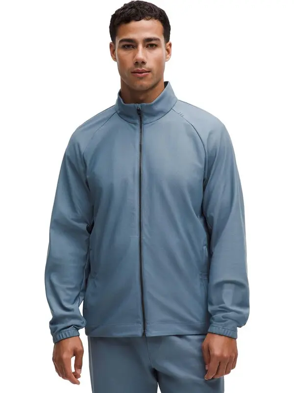Lululemon Knit Warm-up Jacket - Steel Blue/steel Blue