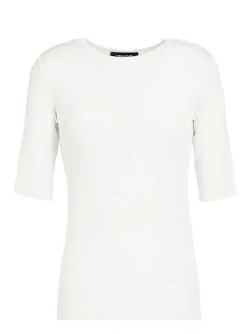 Fabiana Filippi T-shirt In Viscose And Elastane - White