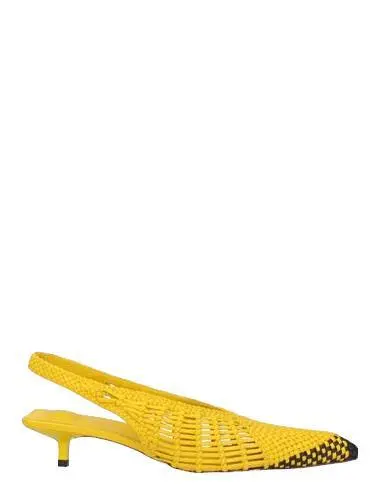 Jacquemus Pumps Leather Slingback - Yellow