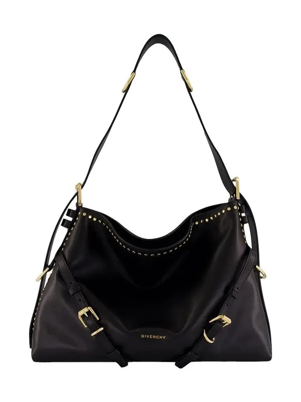 Givenchy Voyou Medium Shoulder Bag - Black