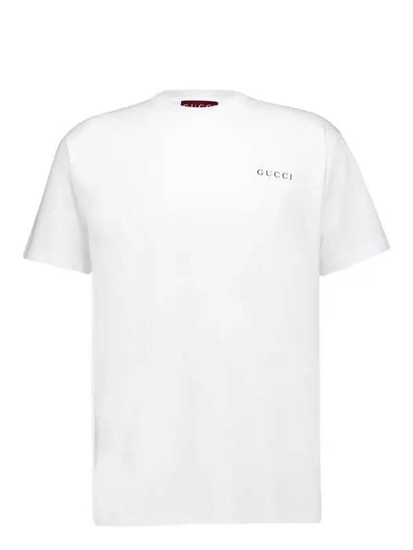 Gucci Regular Fit Symbol Print T-shirt - White