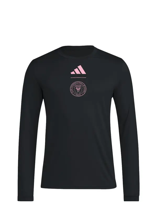 Adidas Club Inter De Fútbol Miami Long Sleeve T-shirt - Black / Mls-mif-37p