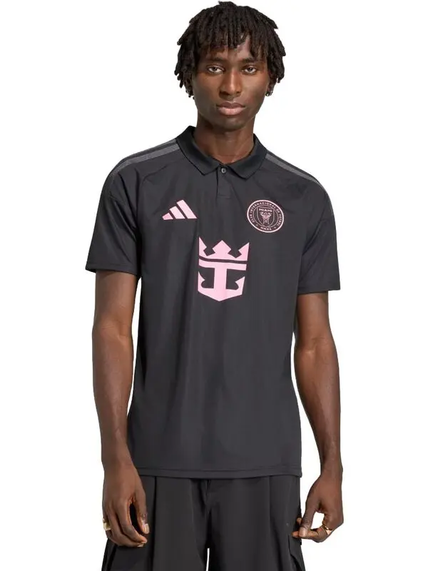 Adidas Inter Miami Cf 26 Away Jersey Messi - Black / Bliss Pink