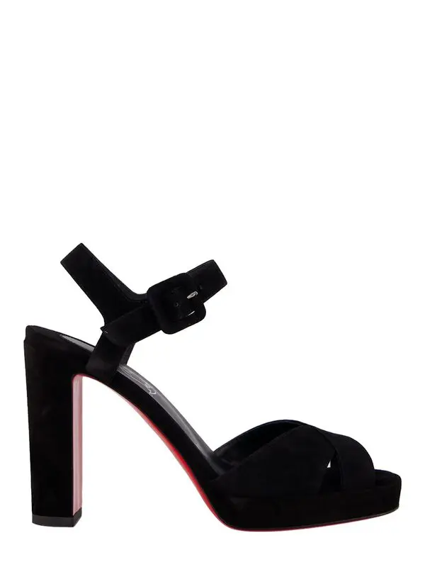 CHRISTIAN LOUBOUTIN Cora 100 High-heel Sandals - Black