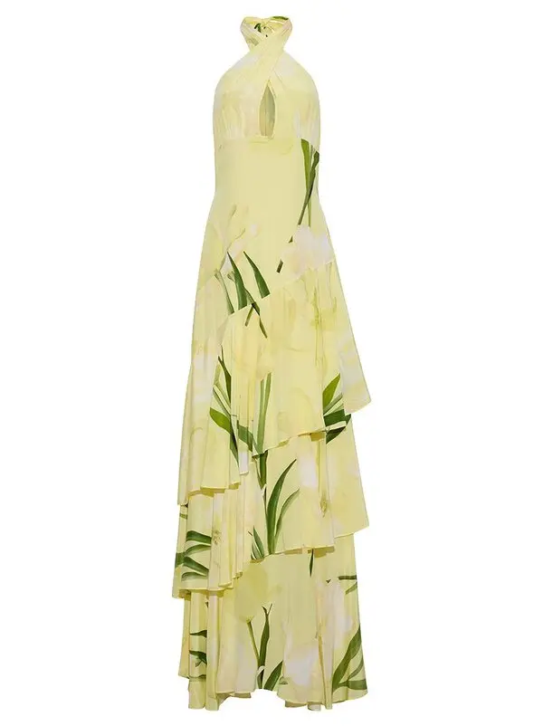 Cara Cara Halter Maxi Dress - Lillian Lemon