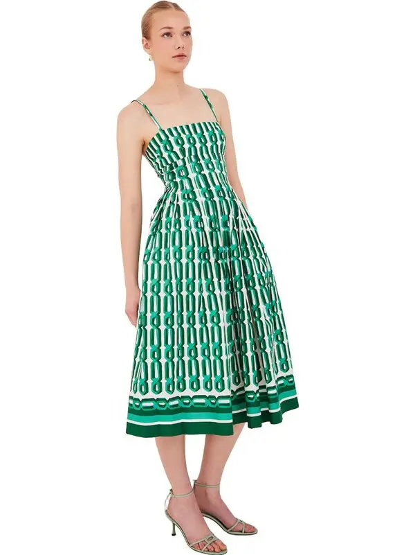 Cara Cara Sea Island Printed Midi Dress - Martin Geo