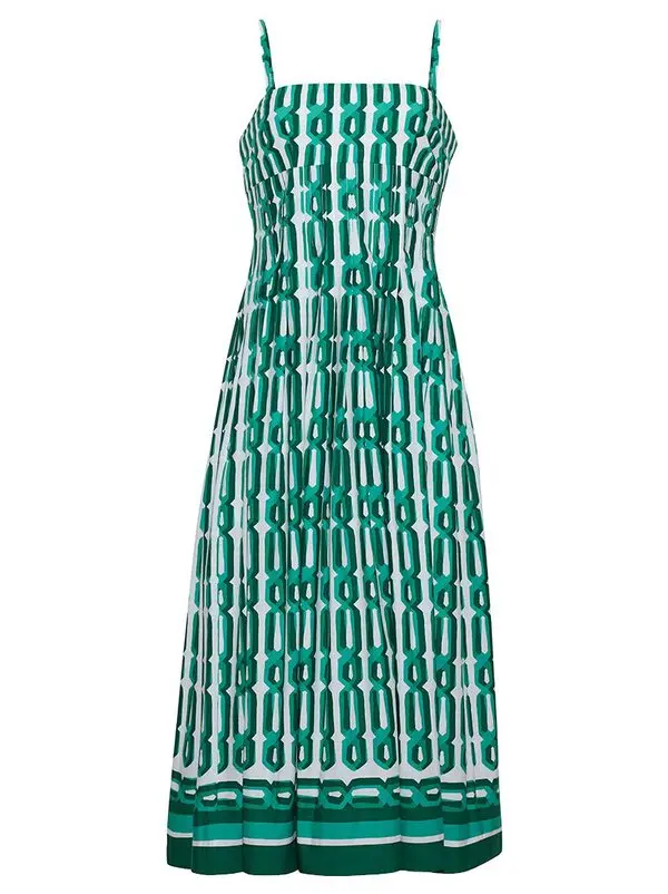 Cara Cara Sea Island Printed Midi Dress - Martin Geo
