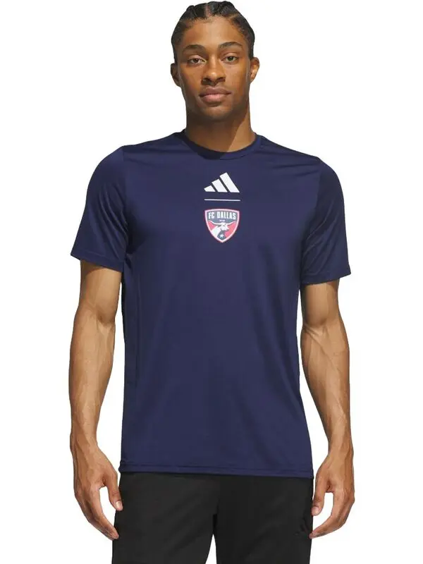 Adidas Fc Dallas Short Sleeve Pregame T-shirt - Team Navy / Mls-fcd-s8f