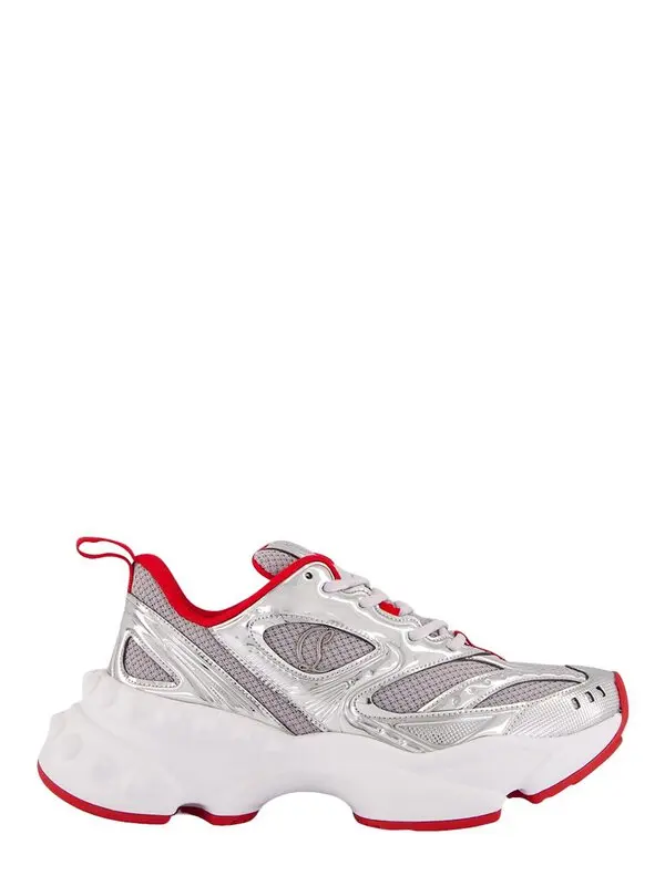 CHRISTIAN LOUBOUTIN So Flo Running Sneakers - Silver