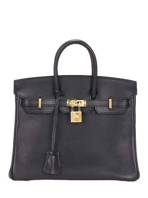 FWRD RENEW Hermes Swift Birkin 25 Handbag - Noir