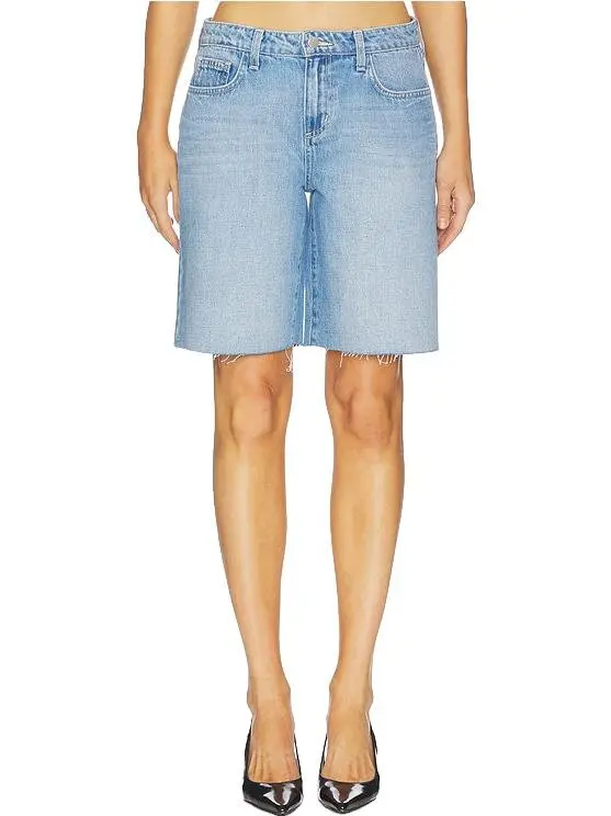 L'Agence River Mid Rise Bermuda Short - Bellflower