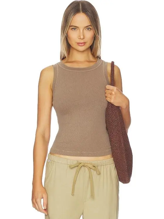 Citizens Of Humanity Isabel Rib Tank Top - Cocoa