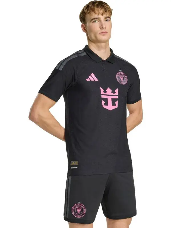 Adidas Inter Miami Cf 26 Away Authentic Jersey - Black / Bliss Pink / Mls-mif-37p