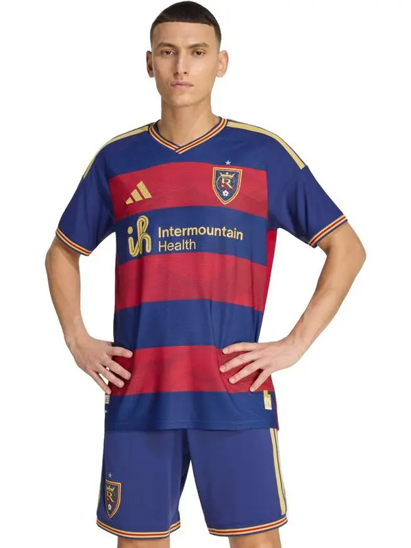 Adidas Real Salt Lake 26/27 Home Authentic Jersey - Team Victory Red / Midnight Indigo