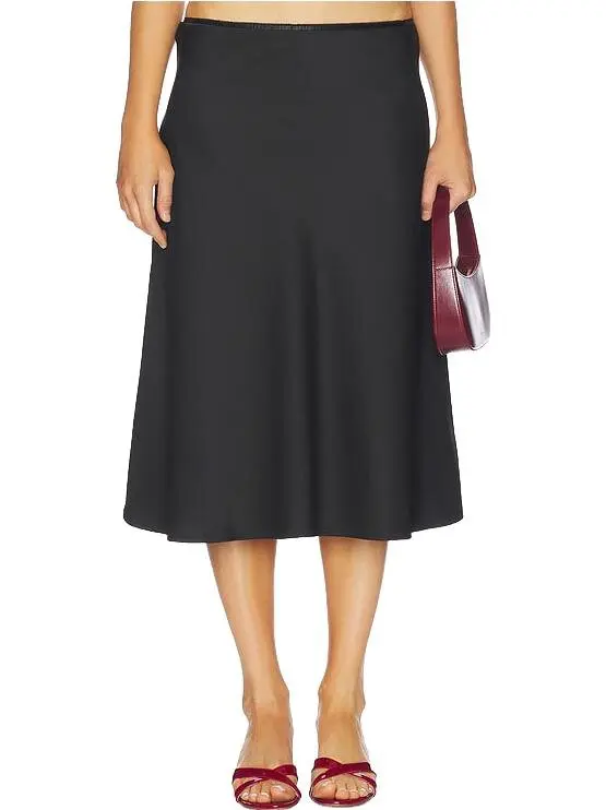 RUNAWAY THE LABEL Leanna Midi Skirt - Black