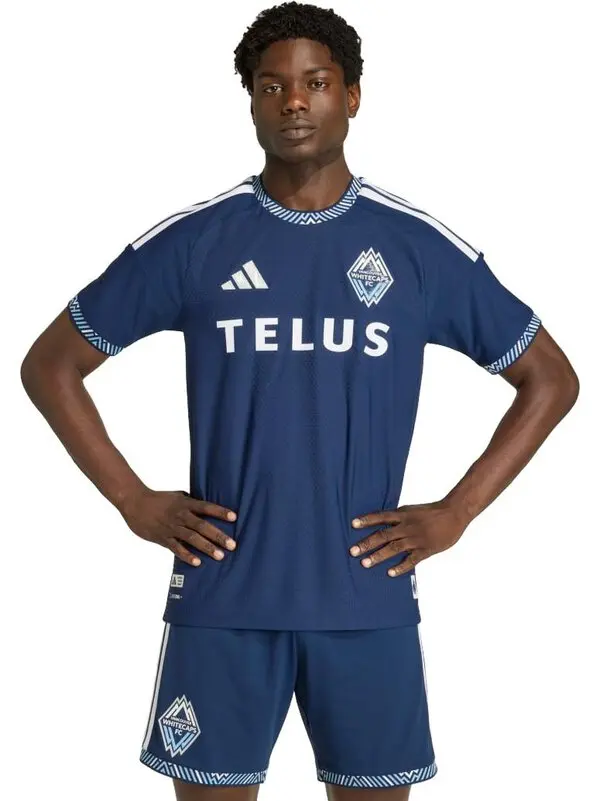 Adidas Vancouver Whitecaps Fc 26/27 Away Authentic Jersey - Night Indigo / White