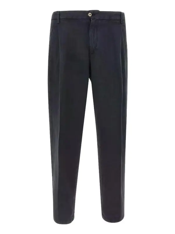 BRIGLIA 1949 Tailored Trousers With Welt Pockets - Blue
