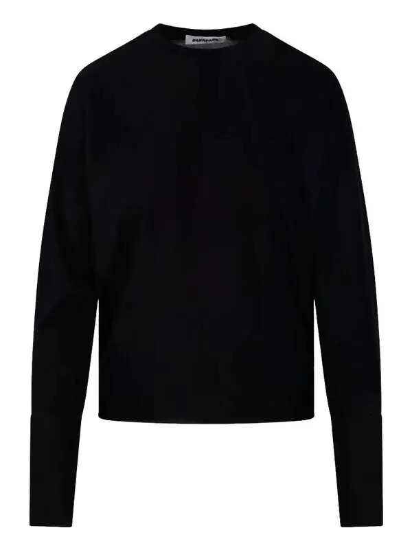DARKPARK Long-sleeve Top With Cuff Detail - Black