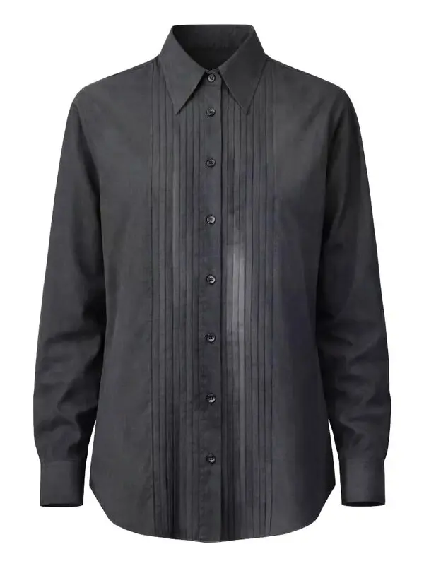 Tibi Easy Pleated Shirt - Grey