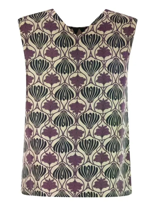 Max Mara Patterned Blouse - Neutrals