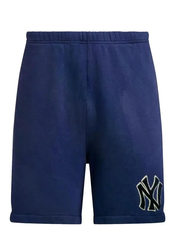 Polo Ralph Lauren New York Yankees Logo Appliqué Shorts - Blue