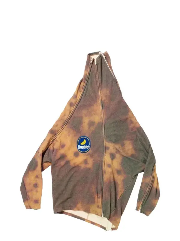 DOUBLET Peelable Banana Hoodie - Brown