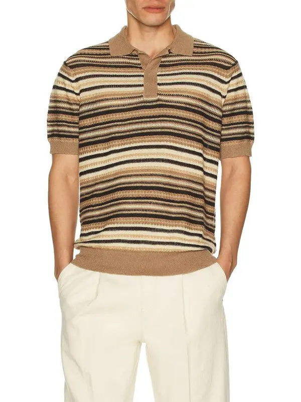 Nn07 Noam Polo In Brown - Mable Husk