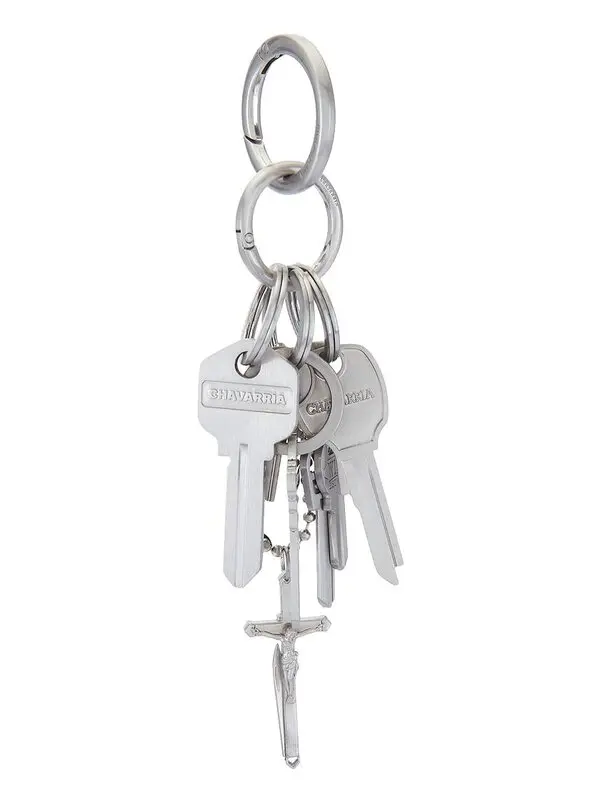 WILLY CHAVARRIA Staff Key Fobs - Shiny Nickel