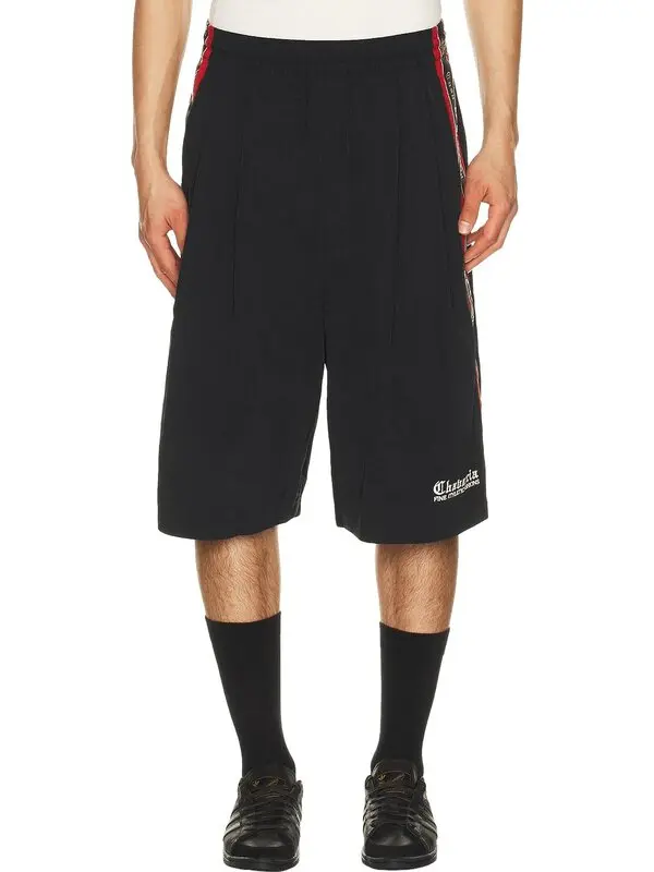 WILLY CHAVARRIA Casa De Chavarria Orale Track Short - Black