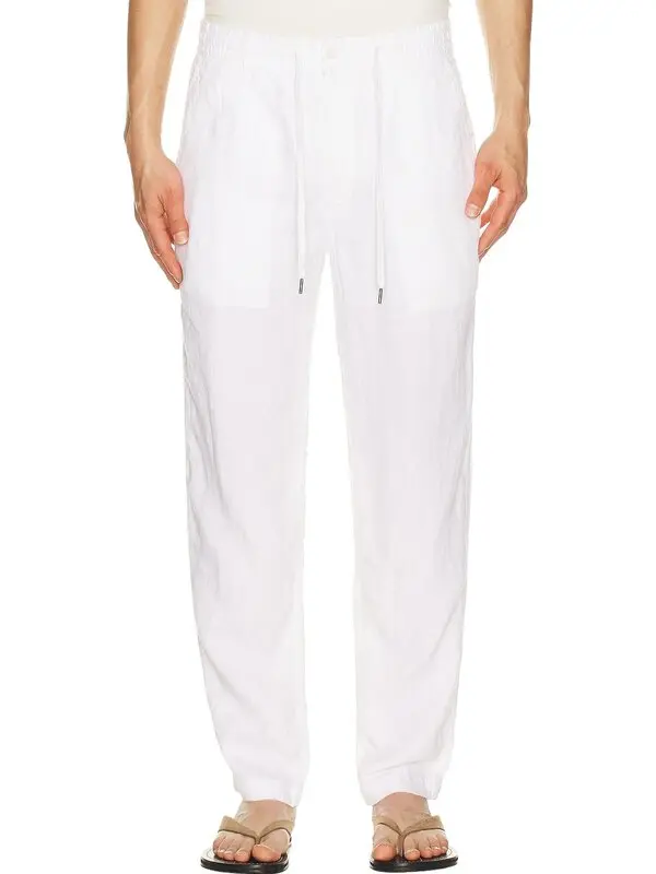 Polo Ralph Lauren Prepster Linen Pant - Ceramic White