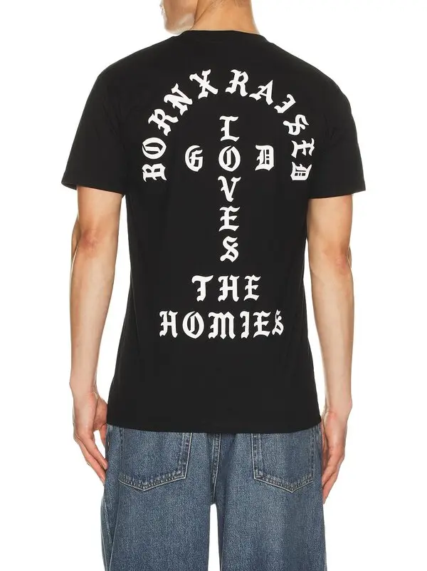 BORN X RAISED Unconditional Love Tee - Black